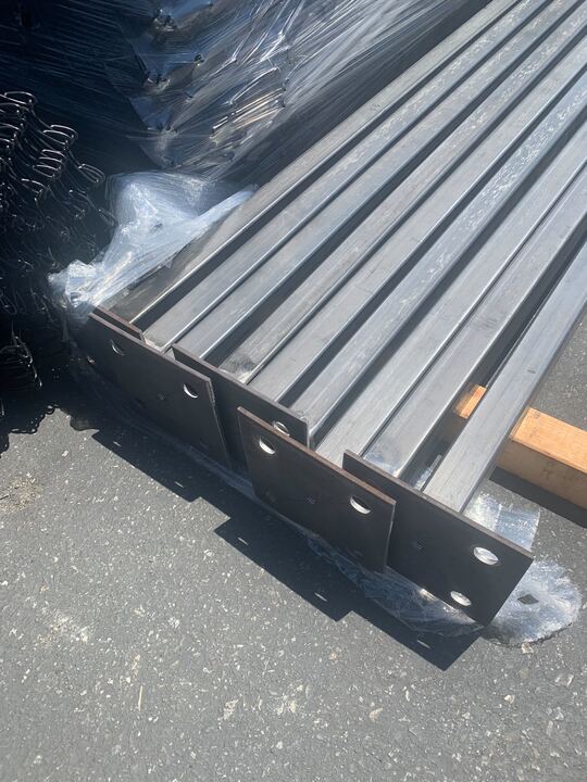 Flanged Posts — Steel & Fence Supply