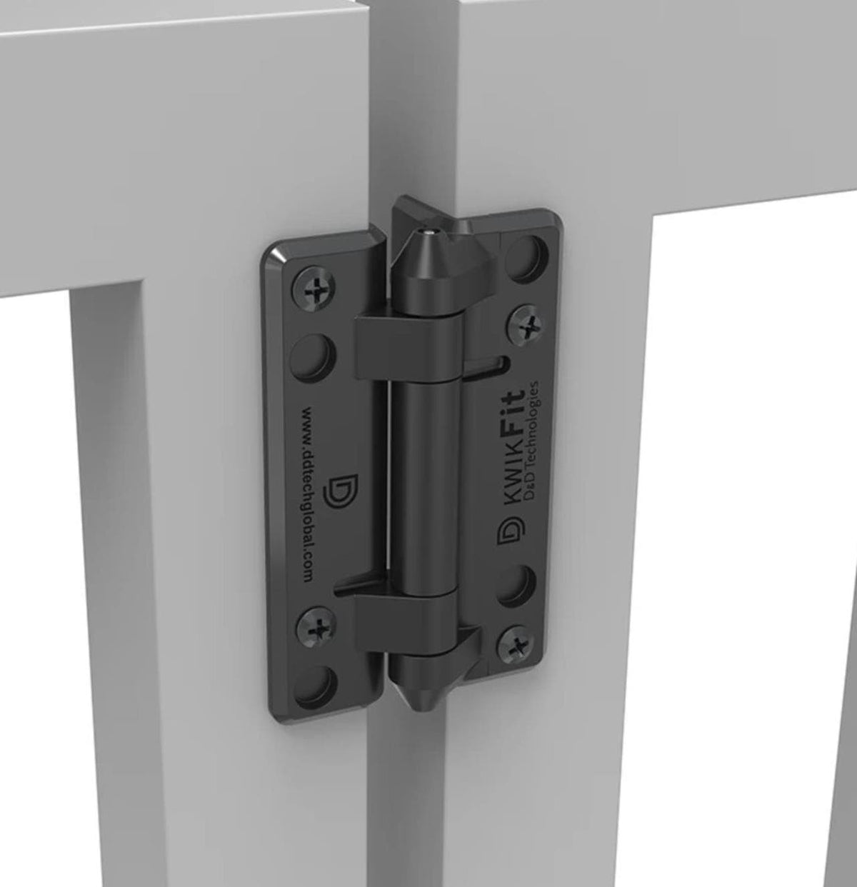 D&D KwikFit Hinge Plain Pivoting- Pair KFP — Steel & Fence Supply